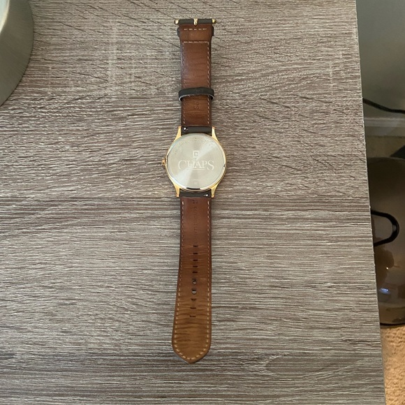 Chaps | Accessories | Chaps Brown Leather Watch | Poshmark
